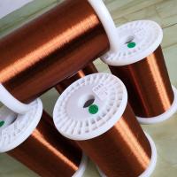 China CCA Alcohol Soluble Enameled Round Copper Clad Aluminum Wire 0.04mm Class 200 for sale