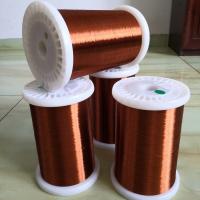 China 0.11mm Polyesterimide Coating Self Bonding Enameled Copper Magnet Wire Hot Air for sale