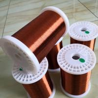 China 0.11mm Polyesterimide Coating Self Bonding Enameled Copper Magnet Wire Hot Air for sale