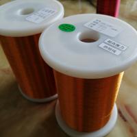 China 0.04mm Polyesterimide Enameled Copper Wire Electrical Motor Winding Wire for sale