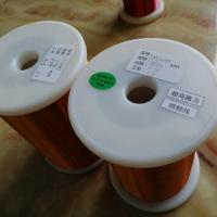 China 0.07mm Polyesterimide Enameled Copper Wire Fine Self Bonding Winding Wire for sale