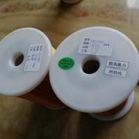 China 0.09mm Self Bonding Wire With Polyesterimide Alcohol Soluble Enameled Copper Wires for sale