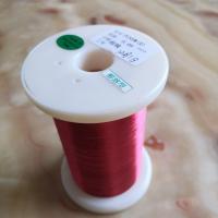 China 0.07mm Polyesterimide Enameled Copper Wire Fine Self Bonding Winding Wire for sale