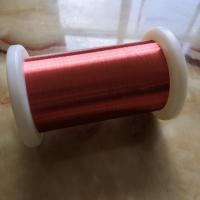 China PEW Class 130/155 Polyester Enameled Copper Wire AWG42 Hot Wind/Solvent for sale