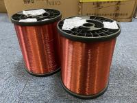 China Solvent EIW Self Bonding Enameled Copper Wire 0.045mm for Magnetic Induction Coils for sale