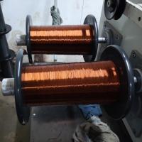 China Class 180 / 200 CCA Self Adhesive Voice Coil Wire For Magnetic Induction Coils for sale