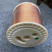 China 0.21mm Polyesterimide Enameled Copper Wire Class 180/200 for Coil Winding for sale