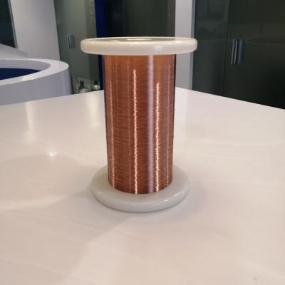 China PE/AIW Insulation Self Bonding Enameled Copper Wire UL 0.085mm Grade 2B 200 Thermal Class for sale
