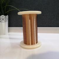 China 0.1mm Self Bonding Enameled Copper Wire 200°C for Speaker Voice Coil Magnet Wire for sale