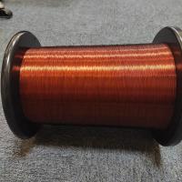 China 0.08mm Polyamideimide Coated Magnet Wire Enameled Round Copper Wires for sale