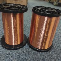 China 0.1mm Self Bonding Coated Copper Wire For Magnetic Induction Coils for sale