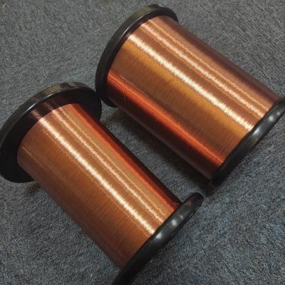 China Polyesterimide Enameled Copper Magnet Wire 0.085mm Class 200 AIW Insulation for sale