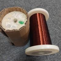 China 0.12mm Hot Air Self Bonding Enameled Copper Wire 220 Class Custom Paint Thickness for sale