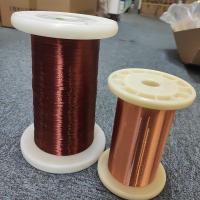 China Class 200 Self Bonding Enameled Copper Magnet Wire 0.09mm for Frameless Coil for sale
