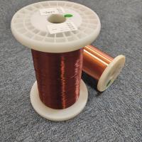 China Polyesterimide Self Adhesive Enameled Copper Magnet Wire 0.085mm 220 Class Hot Air Bonding for sale