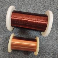 China Class 200 Self Bonding Enameled Copper Magnet Wire 0.09mm for Frameless Coil for sale