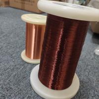 China Polyesterimide Self Adhesive Enameled Copper Magnet Wire 0.085mm 220 Class Hot Air Bonding for sale