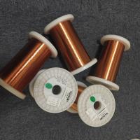 China Polyesterimide Enameled 0.04mm Coated Magnet Wire For Speaker Voice Coils for sale