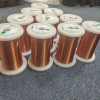 China 0.075mm Self Adhesive Enameled Winding Wire Class 220 Hot Air Bonding for sale