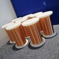 China Electrical Motor Self Bonding Coated Copper Round Wire Composite Material 0.13mm for sale