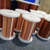 China Polyester Solvent Self Bonding Enameled Copper Wire 0.21mm 155 Class Motor Winding for sale