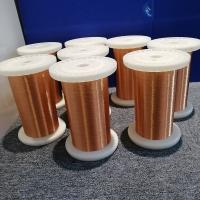 China 0.4mm Self Bonding Enamelled Copper Wire Varnished Copper Wire For Motor Welding for sale
