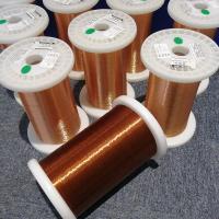 China Winding Polyesterimide Enameled Copper Wire 0.35mm Alcohol Soluble Bonding for sale