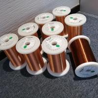 China Self Adhesive Polyester Enamel Insulated Copper Wire 0.12mm 155 Class for Transformers for sale