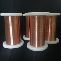China 0.085mm Self Adhesive Enameled Copper Wire Polyesterimide Coating 180 Thermal Rating for sale