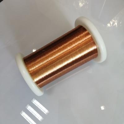 China 0.085mm Self Adhesive Enameled Copper Wire Polyesterimide Coating 180 Thermal Rating for sale