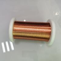 China Solvent Bonding Polyurethane Enameled Copper Wire 0.085mm 180 Thermal Class for Inductance Coils for sale