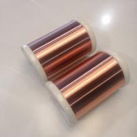 China Ultrafine 0.04mm Enameled Copper Magnet Wire 200°C Thick Film for Voice Coil for sale