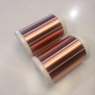 China Ultrafine 0.04mm Enameled Copper Magnet Wire 200°C Thick Film for Voice Coil for sale