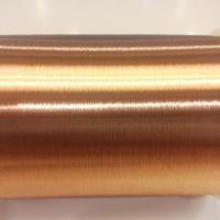 China Polyurethane Enameled Round Copper Wire 0.07mm 180C Solvent Bonding Yellow for sale
