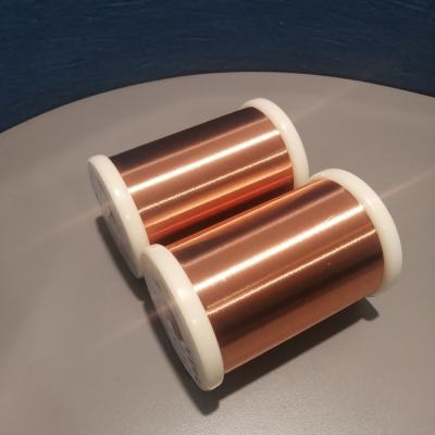 China AWG44 Class 200 Self Bonding Coated Copper Round Wire 0.05mm for Voice Coils for sale