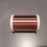 China 0.04mm Class 180 Polyesterimide Enamelled Round Copper Wires Self Bonding for sale