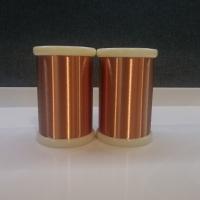 China Polyesterimide Enameled Copper Wire 0.085mm Thermal Class 200 Straight Welding Resistance for sale