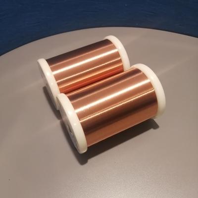 China Polyurethane Enameled Round Copper Wire 0.07mm 180C Solvent Bonding Yellow for sale