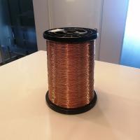 China Self Adhesive Enameled Copper Winding Wire 41AWG 0.07mm Hot Wind Thick Film 180 Thermal Rating for sale