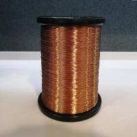 China Self Adhesive Enameled Copper Winding Wire 41AWG 0.07mm Hot Wind Thick Film 180 Thermal Rating for sale