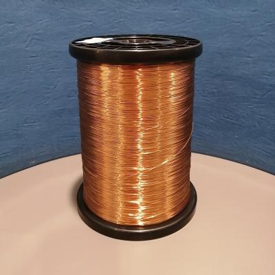 China Self Adhesive Enameled Round Copper Wire Complete In Specifications Earphone Cable for sale