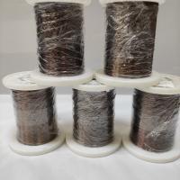 China Polyester Round Enameled Nichrome Wire 2B Film 0.1mm for sale