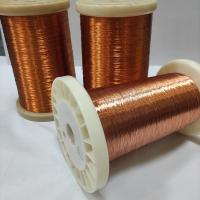 China Self Bonding Enameled Round Copper Wire 0.085mm 200 Thermal Class for Air Coil for sale