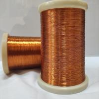 China Self Adhesive Enameled Copper Wire 0.19mm Polyester Insulation 155 Thermal Class Plastic Spool for sale