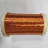 China Self Adhesive Enameled Copper Wire 0.19mm Polyester Insulation 155 Thermal Class Plastic Spool for sale