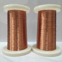 China AWG 38 Polyesterimide Self Adhesive Enameled Copper Wire 0.1mm 200C for Voice Coils for sale