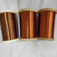 China Self Adhesive Enameled Copper Wire 0.19mm Polyester Insulation 155 Thermal Class Plastic Spool for sale