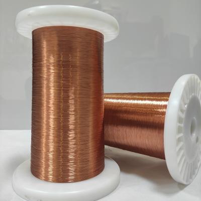 China QZYN 200°C Polyesterimide Enameled Round Copper Wire 0.075mm for Transformer for sale