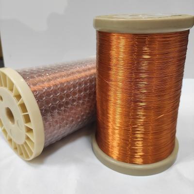 China Self Bonding Enameled Round Copper Wire 0.085mm 200 Thermal Class for Air Coil for sale