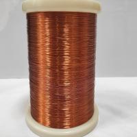 China AWG 38 Polyesterimide Self Adhesive Enameled Copper Wire 0.1mm 200C for Voice Coils for sale